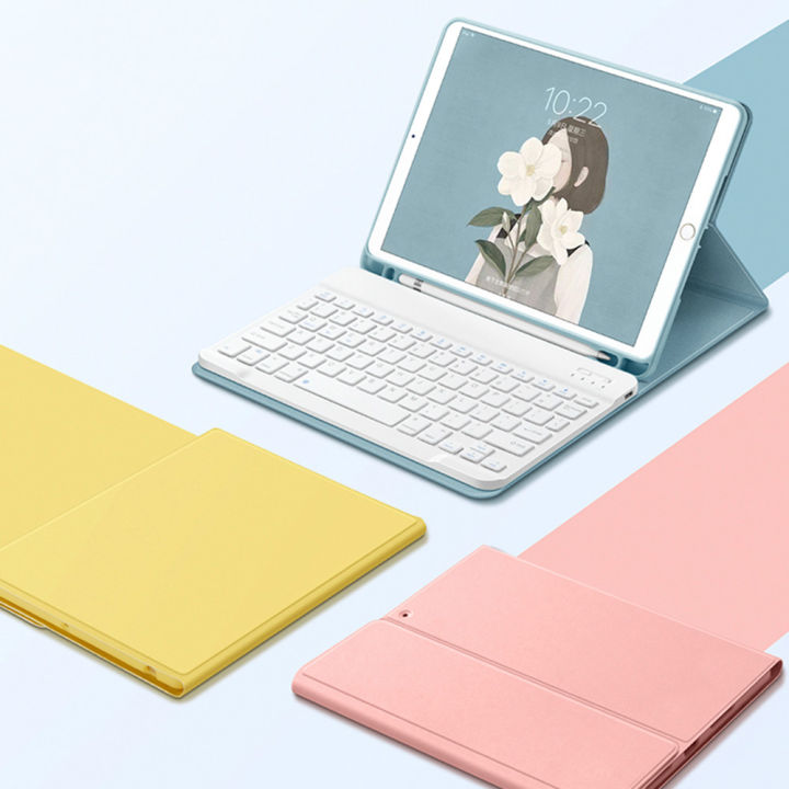 แผ่นคีย์บอร์ดเมาส์บลูทูธไร้สายแม่เหล็กแบบถอดออกได้เคสสำหรับ Xiaomi ...