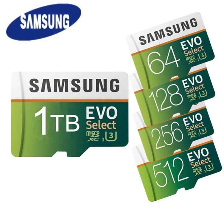 SAMSUNG EVO Select Micro SD Memory Card 1TB 512GB 256GB 128GB 64GB For ...