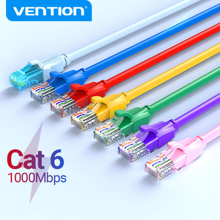 Vention Cat6 Ethernet Cable Gigabit RJ45 Network Wire Lan Cable Plug ...