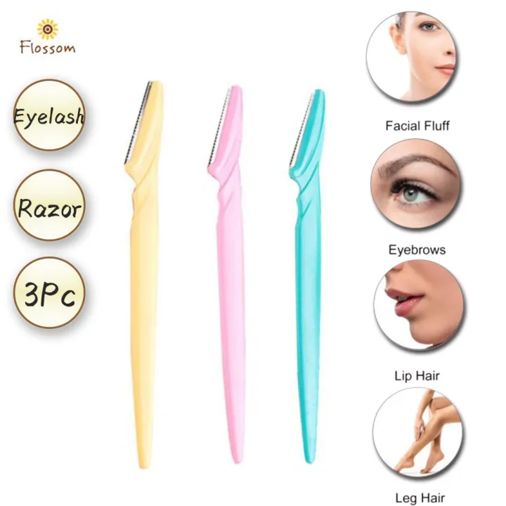 3Pcs Eye Brow Eyebrow Razor Blade Knife Eyebrow Shaver | Lazada PH