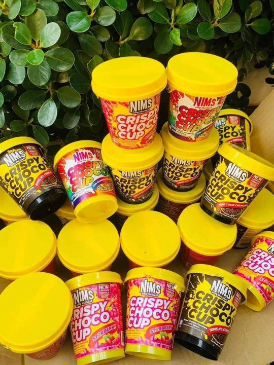 Nims Crispy Choco cup ขนมโกโก้ในซอสช็อกโกแลตล้วนๆ (60g) | Lazada.co.th