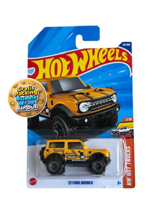 Hotwheels 21 Ford Bronco Kuning Lot E 2025 | Lazada Indonesia