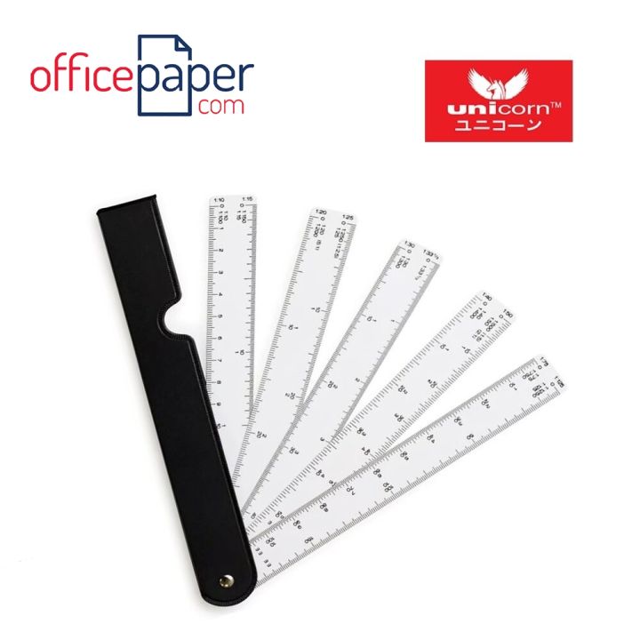 Unicorn Butterfly Technical Fan Scale Ruler | Lazada