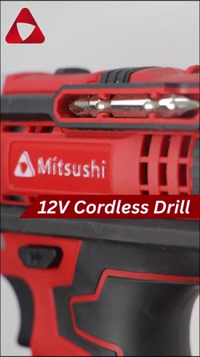 Mitsushi Cordless Drill Lithium-ion rechargeable drill rechargeable ...