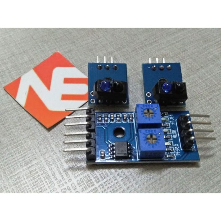 Infrared Sensor 2 Channel IR Tracking Module Line Follower Robot ...