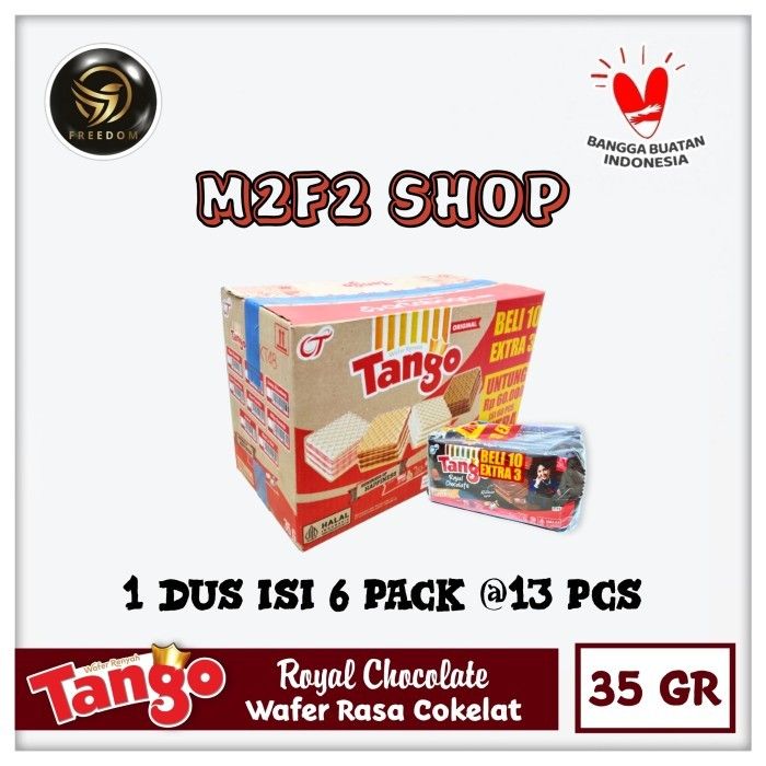 Tango Wafer Royal Chocolate BITE SIZE | Krim Cokelat - 35 gr (Harga ...
