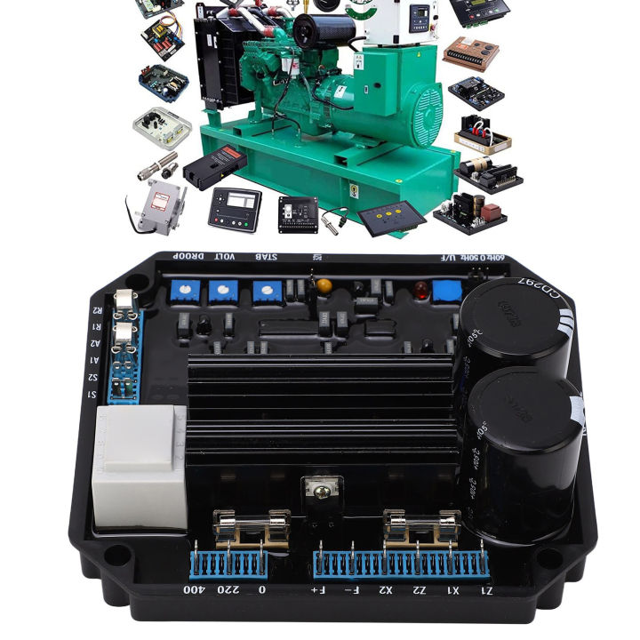 Automatic Voltage Regulator Low Speed Safety AVR Board 230 400VAC ...