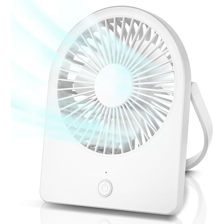 NTERMA Colorful Small USB Desk Fan ABS Plastic Foldable Personal Table ...