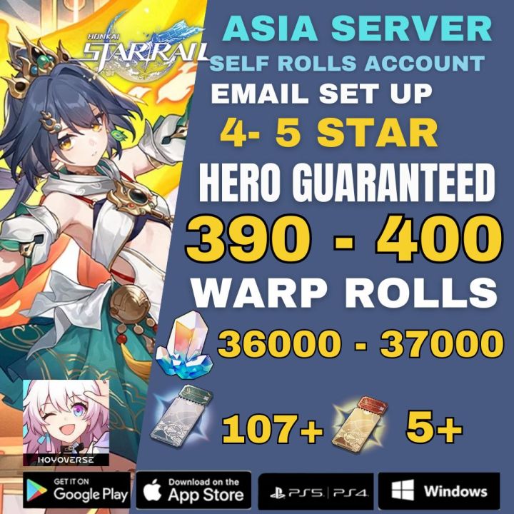 Honkai Star Rail ID Starter Account | Reroll Account Honkai Star Rail | Lazada.co.th
