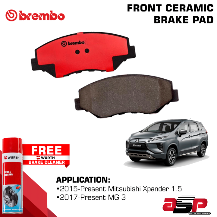 Front Brake Pads for 2015 - Present Mitsubishi Xpander - Brembo Ceramic ...
