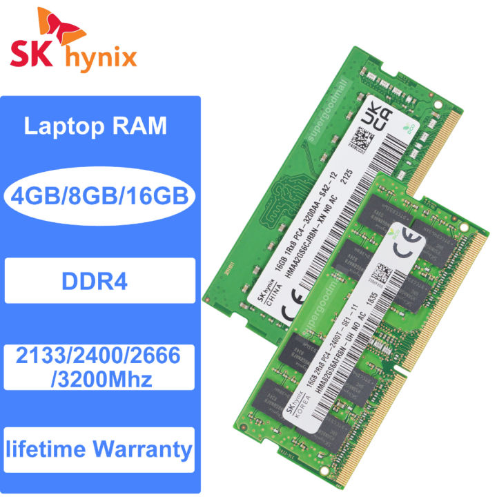 SK Hynix 4GB 8GB 16GB DDR4 2400Mhz 2666Mhz 3200MHz 1.2V 260Pin SODIMM Laptop Memory RAM | Lazada
