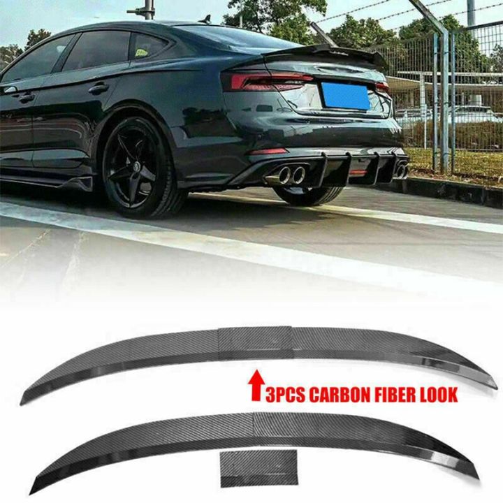 Universal Car Spoiler, Adjustable Rear Trunk Spoiler Lip Roof Tail Wing ...