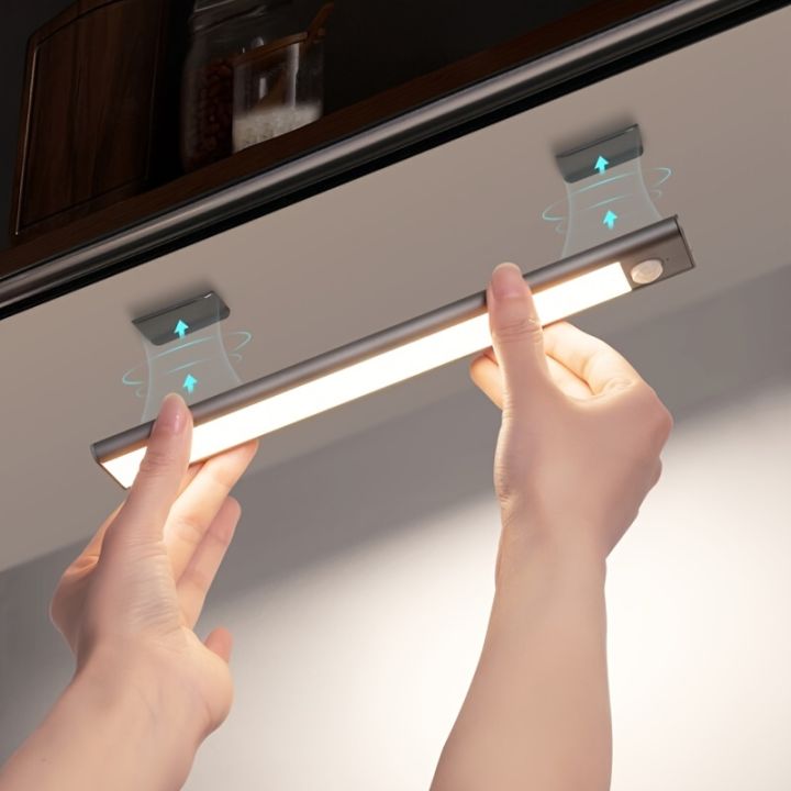 1pc LED Motion Sensor Cabinet Light, Under Counter Closet Lighting ...