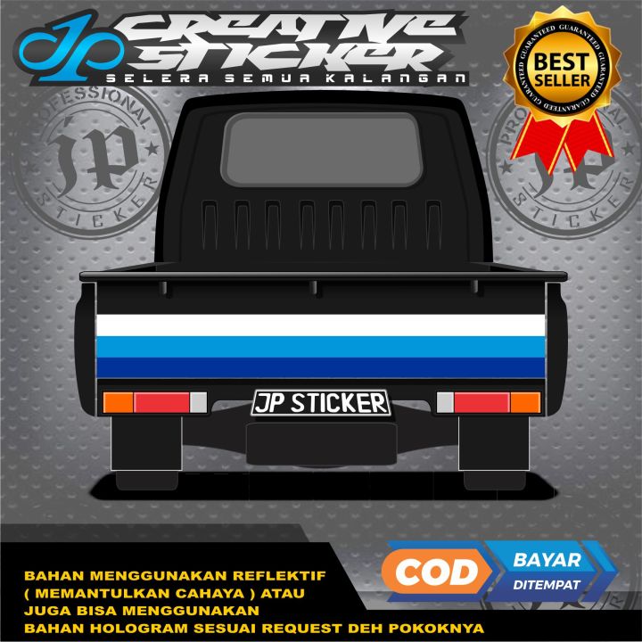 STICKER BAK BELAKANG 3 WARNA KEKINIAN | Lazada Indonesia