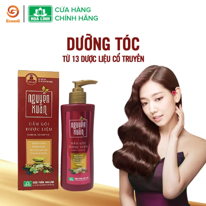 Dầu gội dược liệu chăm sóc da đầu Nguyên Xuân đỏ (dành cho da đầu ngứa ...