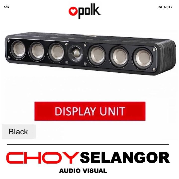 Polk Audio Signature S35 Center Speaker Display Unit | Lazada