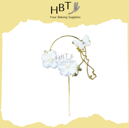 Kek Topper Rama-Rama | Butterfly Cake Decorations | Hiasan Kek | Cake ...