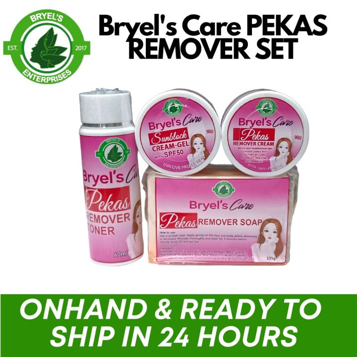 BRYELS CARE 4 IN 1 Pekas Melasma Remover Set/Melasma darkspot Remover ...