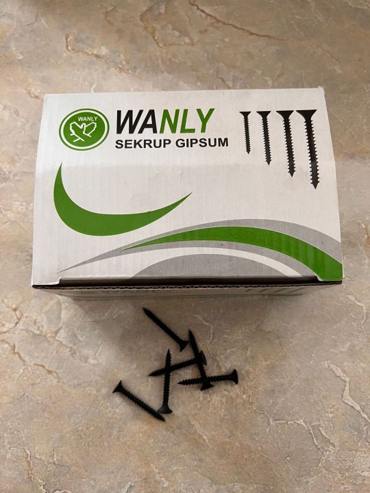 Skrup Gipsum Gypsum Sekrup Baja 2 dan 3cm (0.45 kg) Wanly | Lazada ...