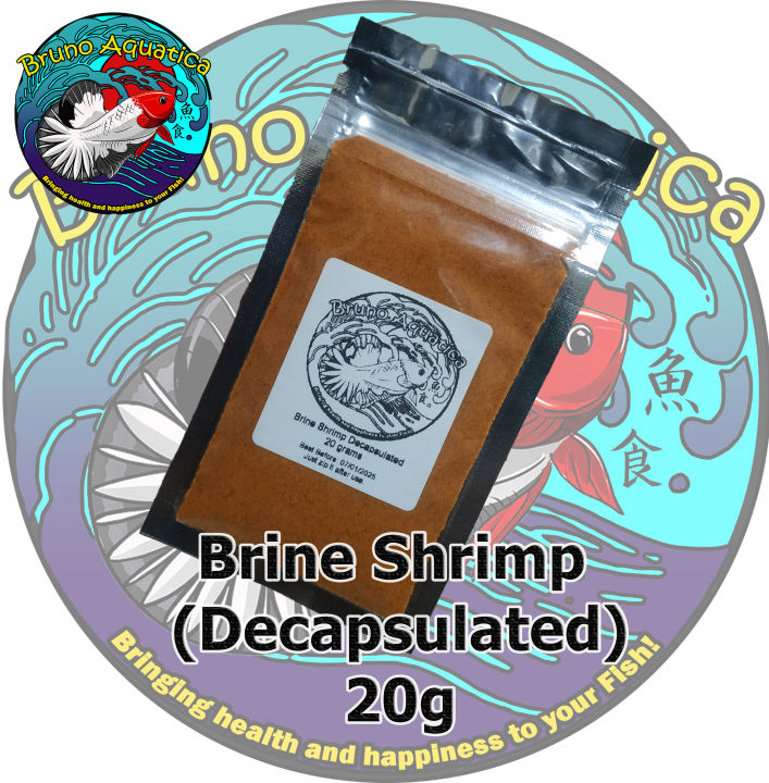 Premium Baby Brine Shrimp Decapsulated - For Juvy and Fry Food | Guppy ...