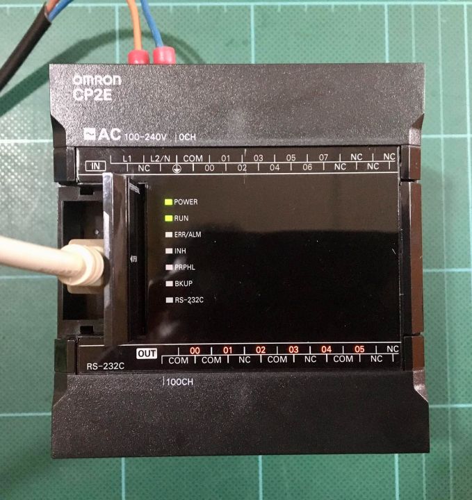 PLC OMRON CP2E-E14DR-A series compact PLC - Essential Type; 8 DI, 6DO; Relay output; Power ...