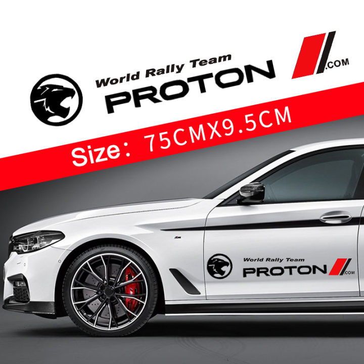 2PCS Car Body Stickers Car Door Side Stickers Car Emblem Decal ...