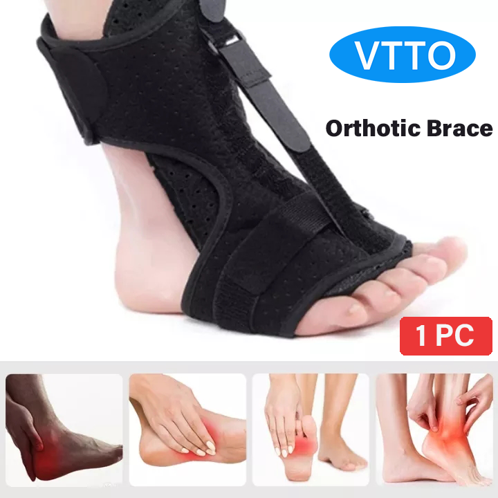 VTTO Plantar Plantar Fasciitis Night Foot Splint Drop Orthotic Brace ...