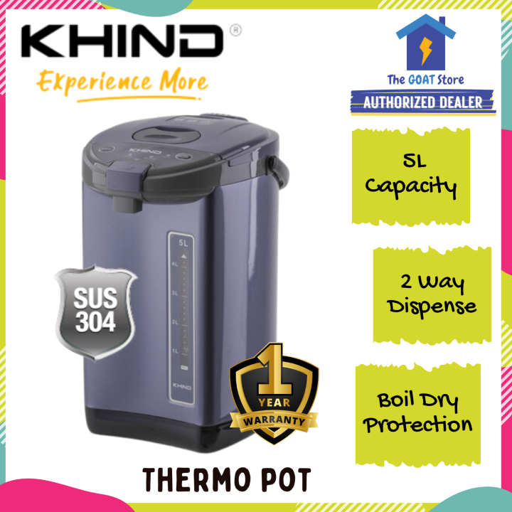 Khind Electric Thermo Pot 5L - AP500C | Lazada
