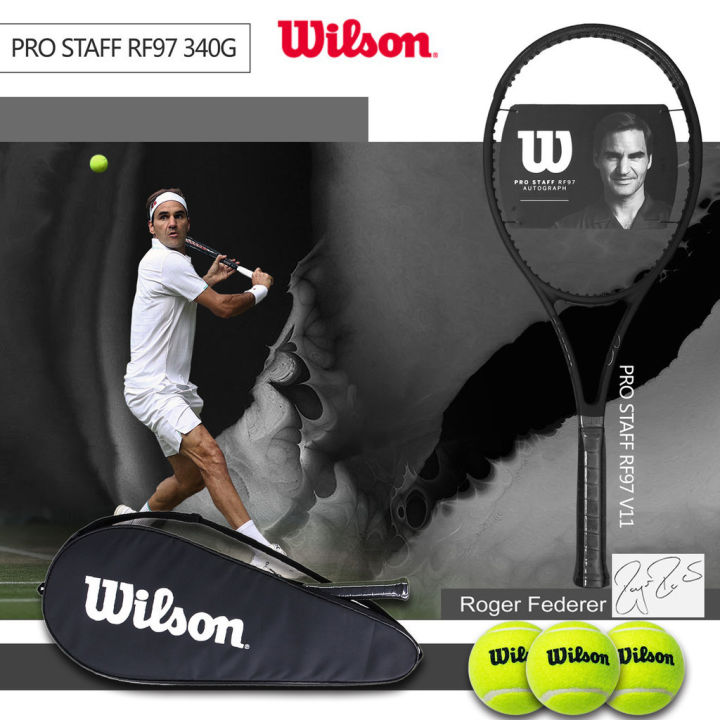 Wilson Tennis Racket Pro Staff RF97 RogerFederer Full Carbon ...