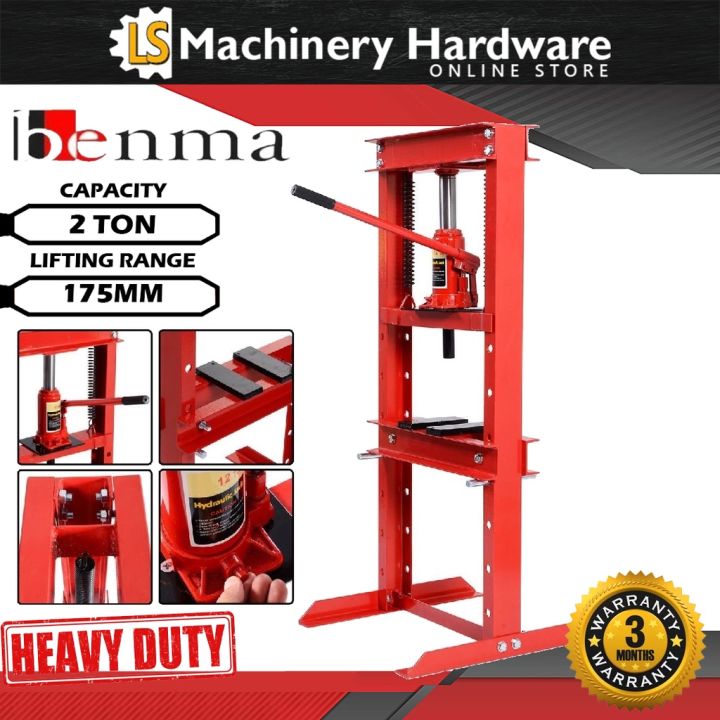 BENMA 12TON HEAVY DUTY HYDRAULIC SHOP PRESS - 3 Months Local Warranty ...