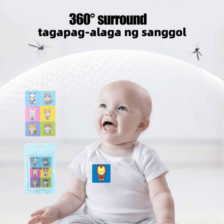Mga sticker ng pang-alis ng lamok na cartoon ng mga bata 6pcs 36pcs sa ...