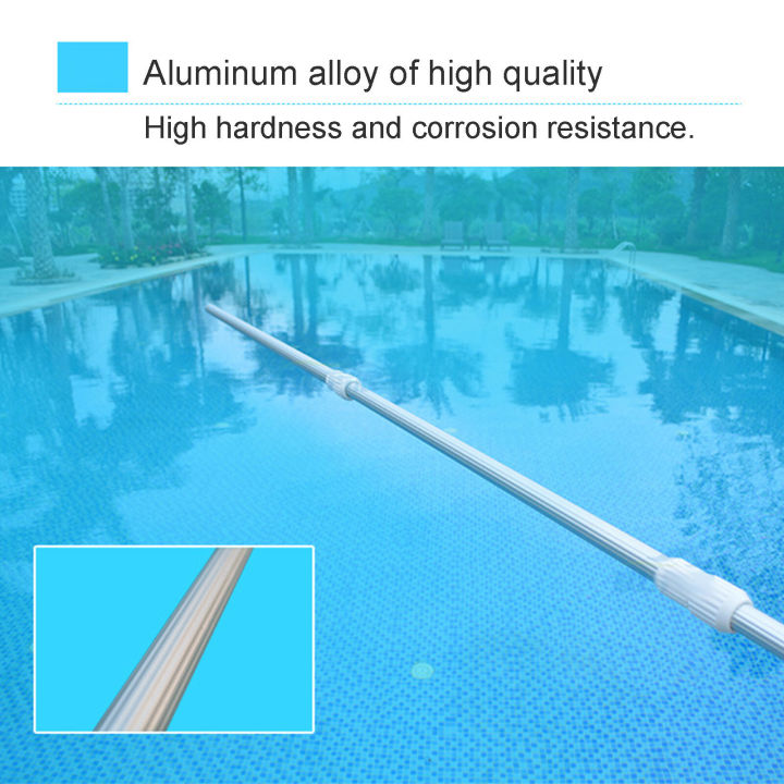 Pool Telescopic Ribbed Pole, Aluminum extension pole stick | Lazada PH