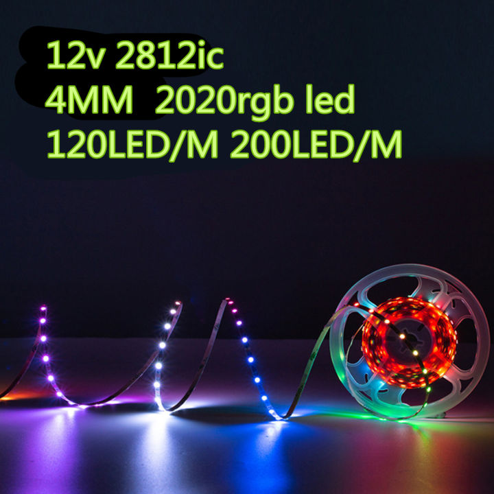 4mm Narrow Width PCB WS2812B Pixel LED Strip light 2812 Individually ...