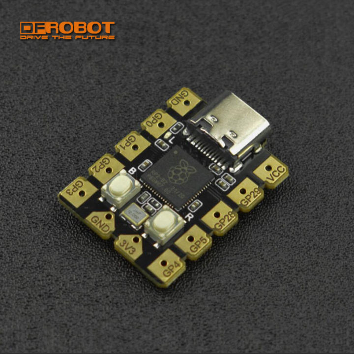 Dfrobot Mini Development Board Beetle Rp2040 Arm Cortex M0 Cpu With Usb Type C Gpio I2c Uart Spi