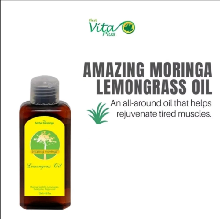 Amazing Moringa Lemongrass Oil (120ml) Vita Plus | Lazada PH