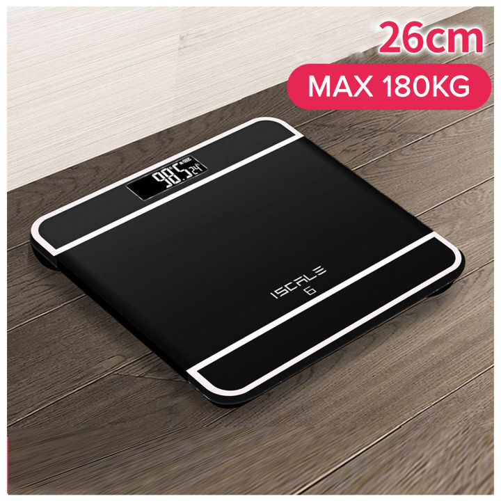 Iscale Digital LCD Electronic Tempered Glass bathroom weighing Scale | Lazada PH