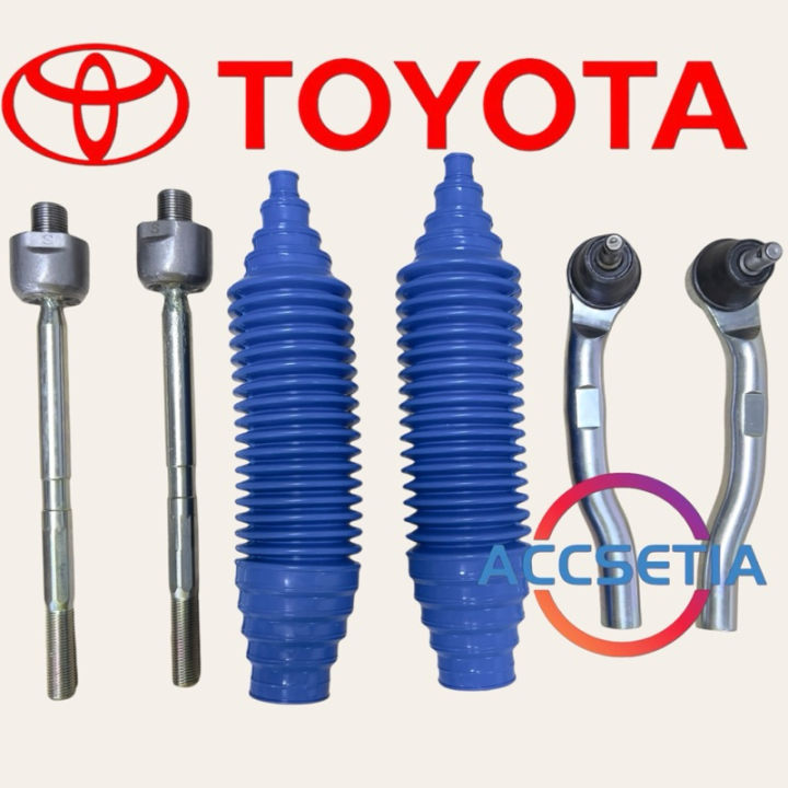 TOYOTA HILUX KUN25 KUN26 TIE ROD END / RACK END / STEERING BOOT COVER ...