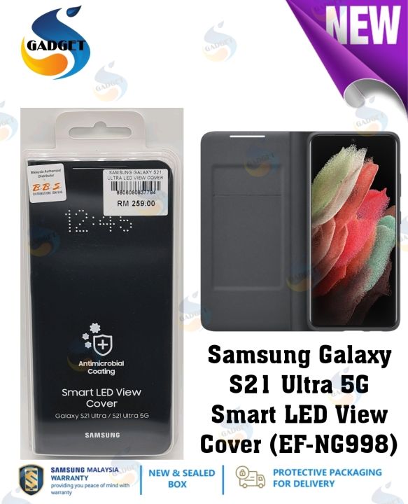 [Original] Samsung Galaxy S21 Ultra 5G Smart LED View Cover (EF-NG998 ...