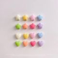 8/16PCS Cute Macaron Color Heart Star Fridge Magnets Resin Magnetic ...