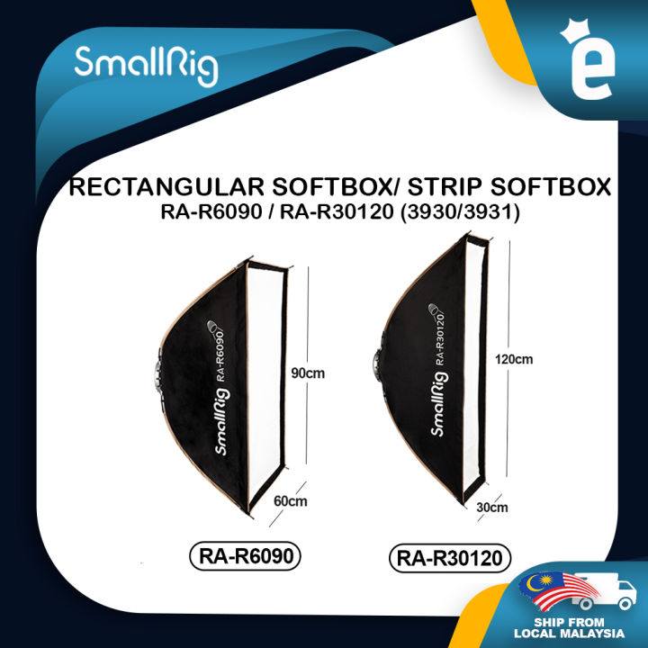 SmallRig RA-R6090 RA-R30120 Rectangular Softbox Strip Softbox 3930 3931 ...