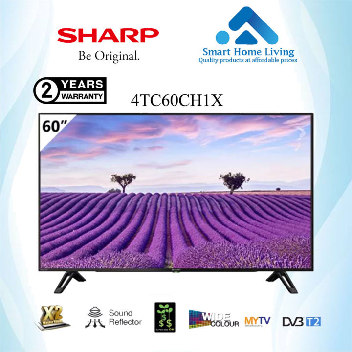 SHARP [ 4TC60CH1X ] 60 INCH 4K HDR DIGITAL MYTV LED UHD TV / SIMILAR ...