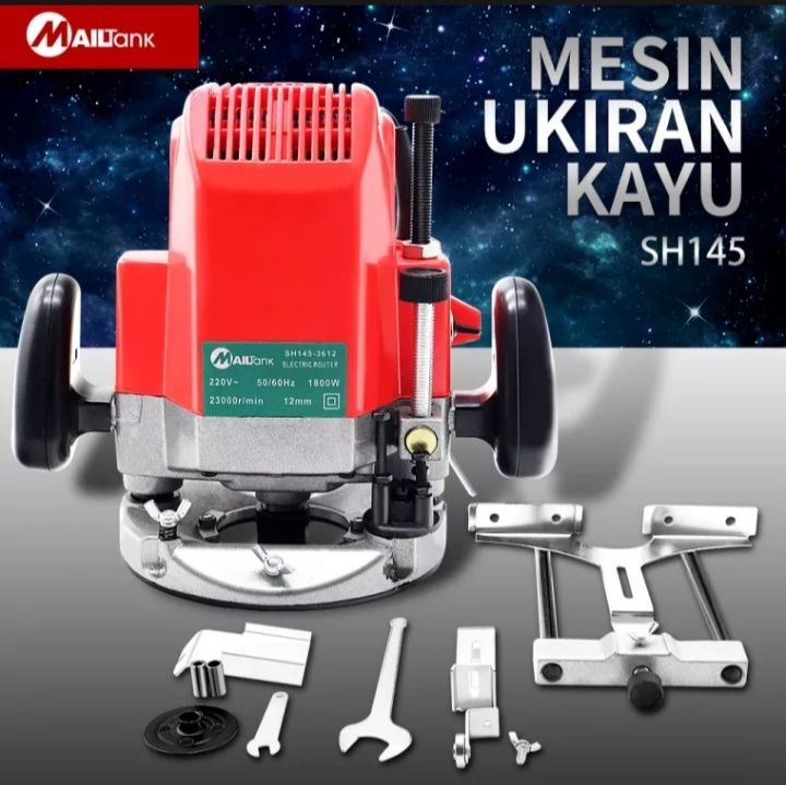 MAILTANK Mesin Router Kayu / Mesin Profit Kayu (SH145 12mm) | Lazada ...
