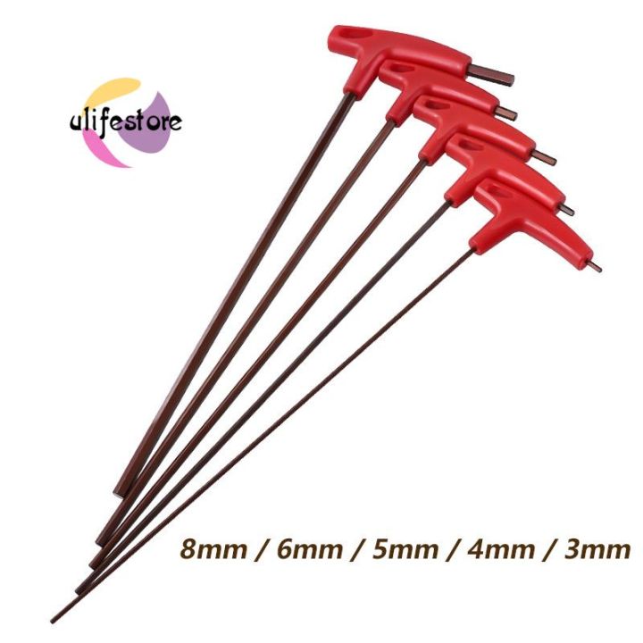 NEW 3mm~8mm Allen Hex Keys T-Shaped Wrench Inner Six Angle Screwdrivers ...