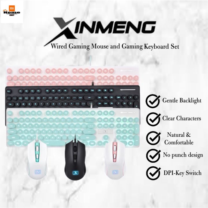 Xinmeng N518 Wired Gaming Mouse and Gaming Keyboard SET | Lazada PH