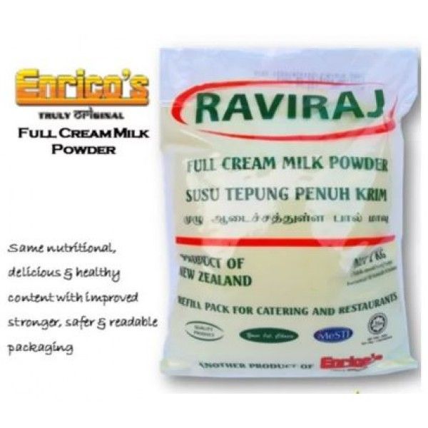 Enrico's | RAVIRAJ | Full Cream Milk Powder | 900G | HALAL | Lazada