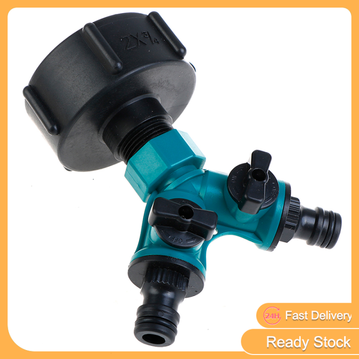 CHANGYUAN1 Y shaped Quick valved Connector IBC TANK ADAPTER TAP ...