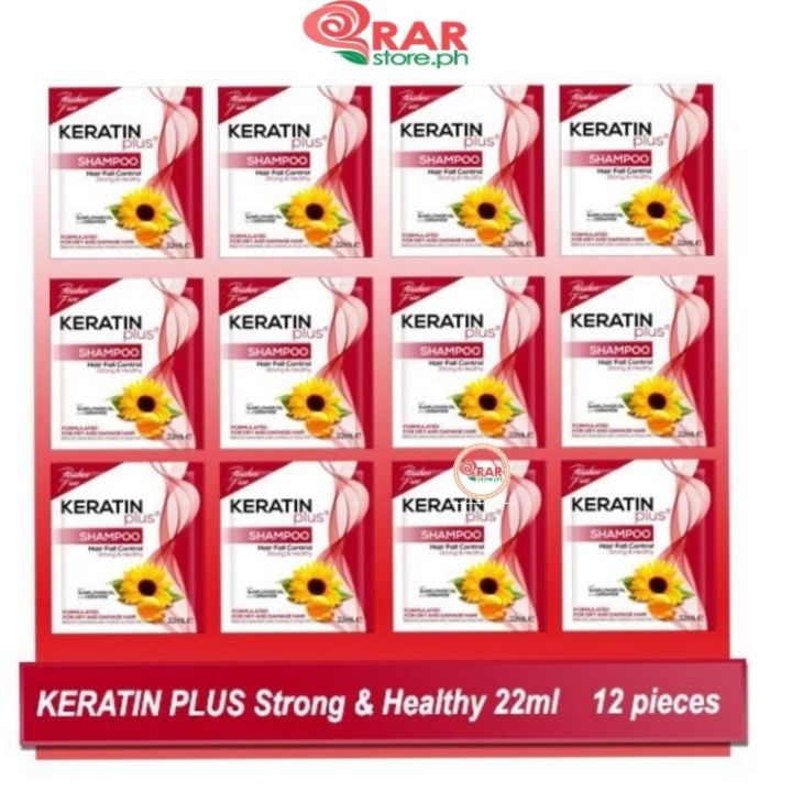 KERATIN PLUS SHAMPOO RED 12 pcs | Lazada PH
