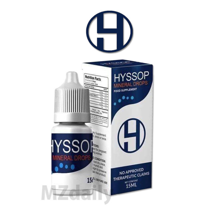 Hyssop Mineral Drops 15ml | Lazada PH