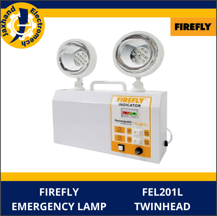 Firefly Rechargeable Emergency Light Twin-Head Jaxhand Electromech 100% ORIGINAL AUTHENTIC ...