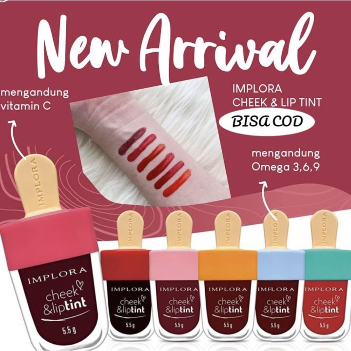 IMPLORA Cheek & Lip Tint / Cheek & Liptint Implora | Lazada Indonesia
